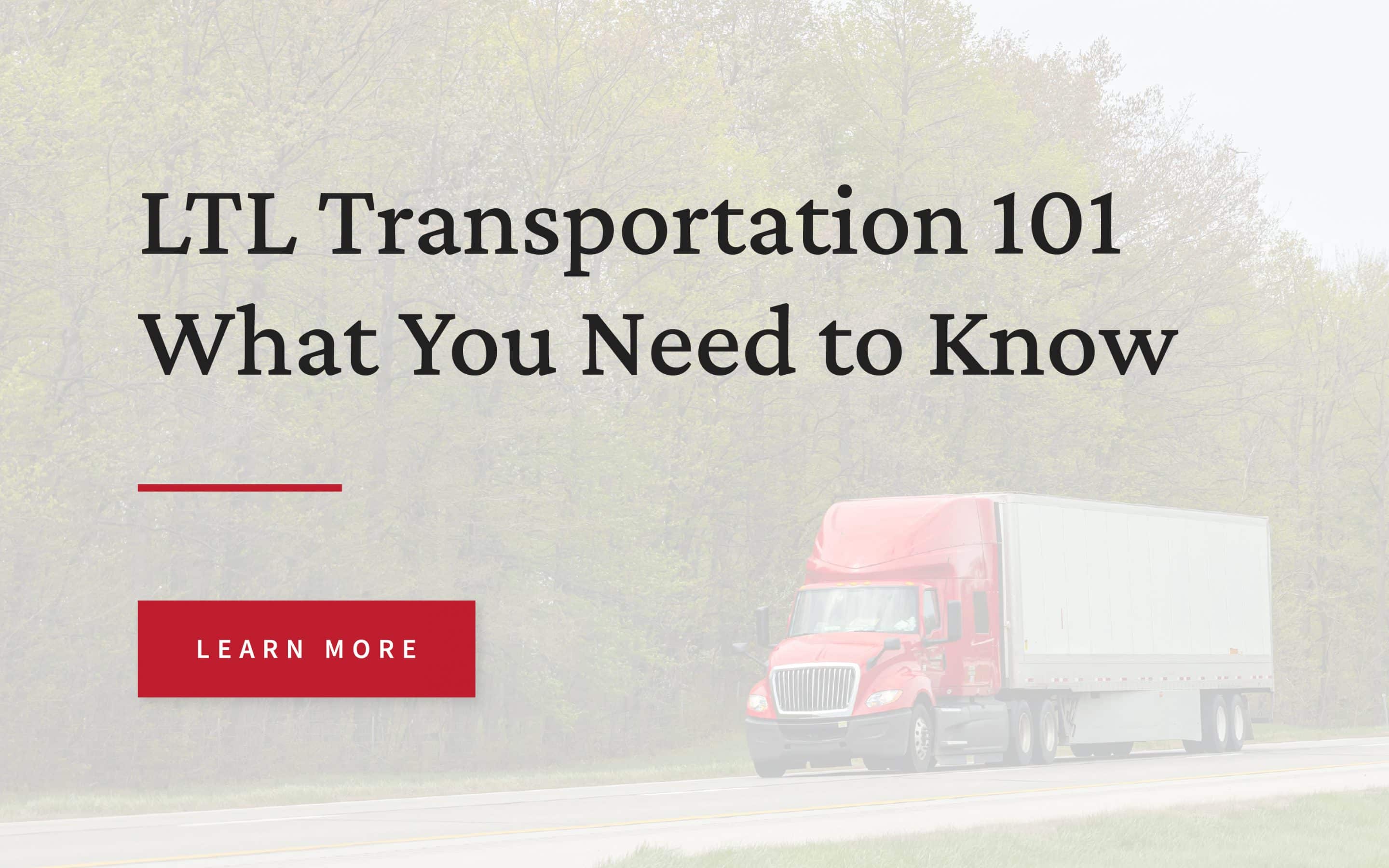 LTL Transportation 101 | Beitler Logistics