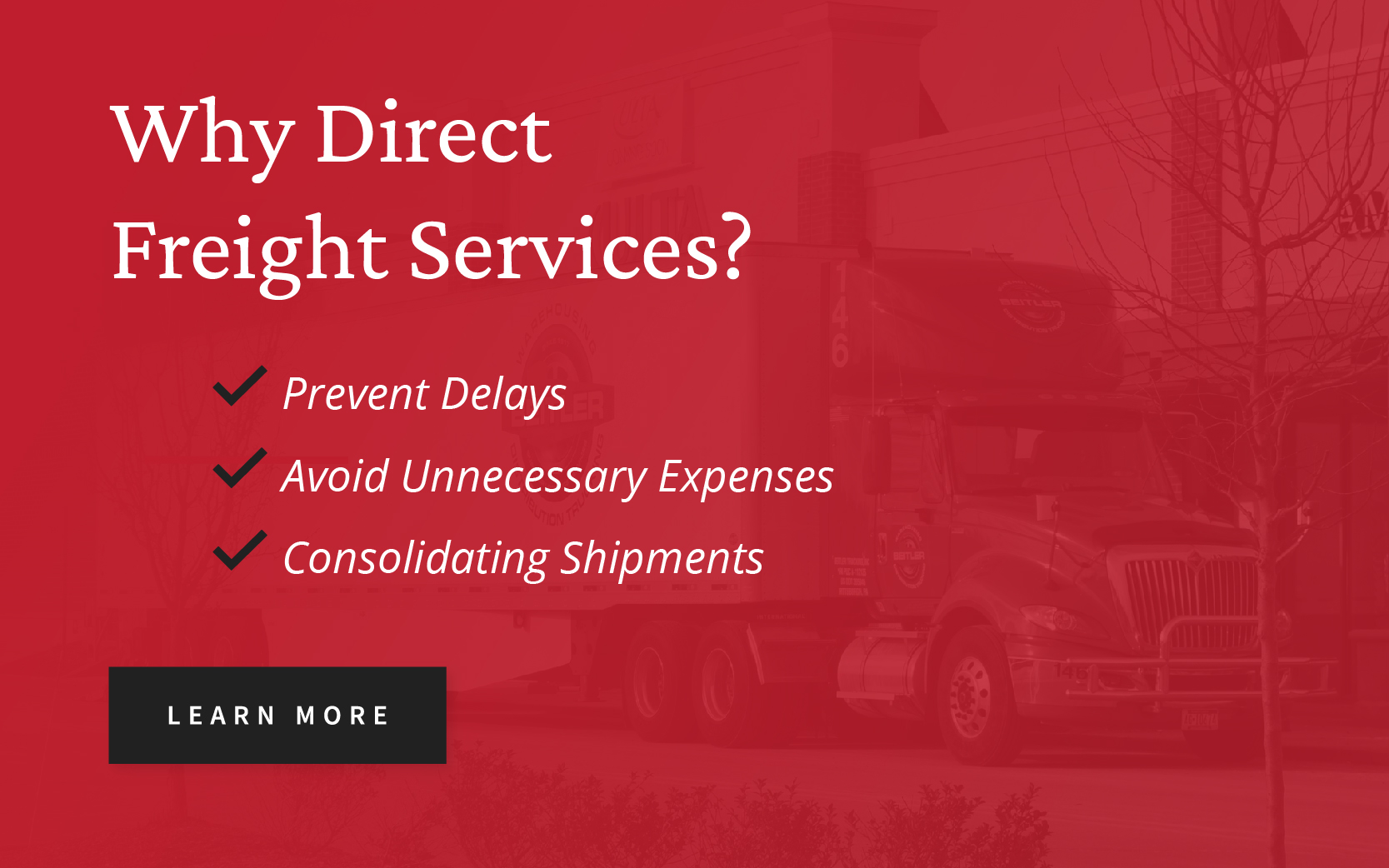 Direct Freight Services | Beitler Logistics
