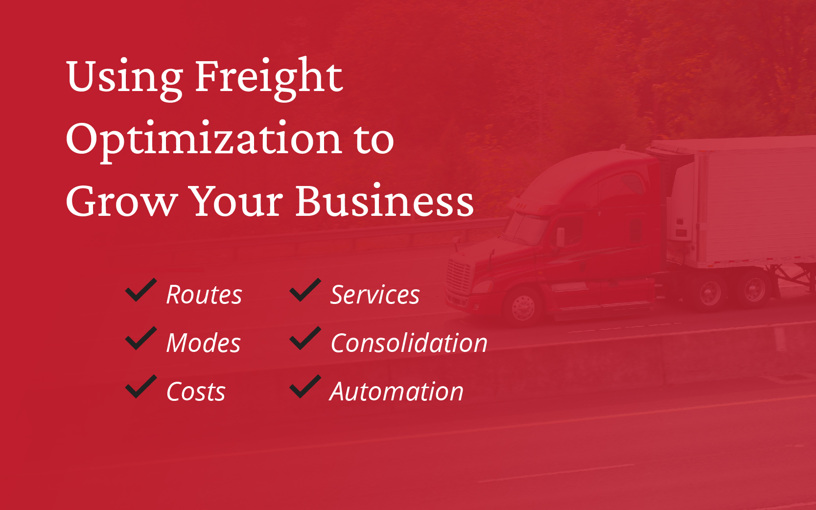 Using Freight Optimization to Grow | Beitler Logistics Services
