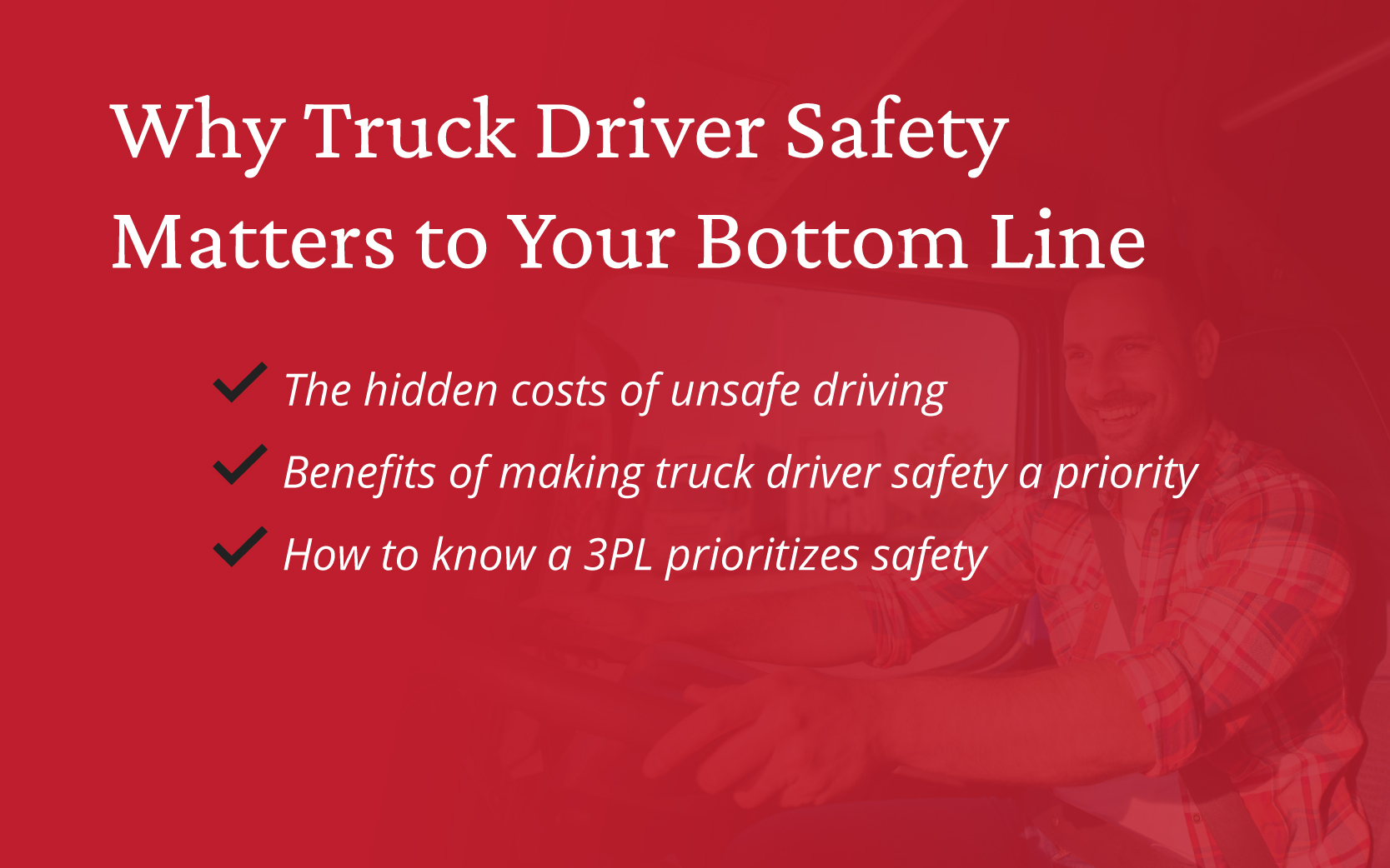 Truck Driver Safety | Beitler Logistics Services